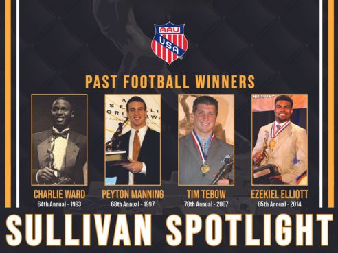 AAU Sullivan Award Spotlight: Football Winners | AAU